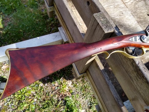 SOLD - .50 cal cherry stock | The Muzzleloading Forum